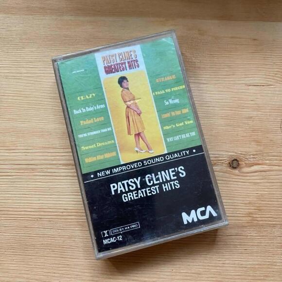 Media | Patsy Cline Patsy Clines Greatest Hits Cassette Tape Vg C5 ...